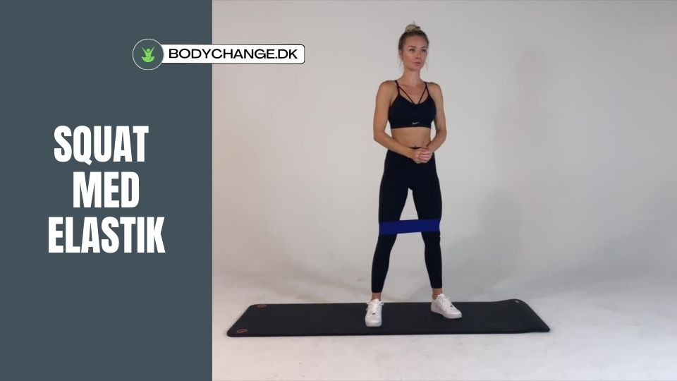 Squats med elastik - Se og læs hvordan du træner med elastik